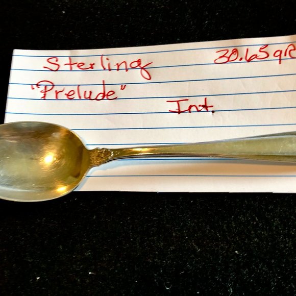 STERLING SILVER PRELUDE | Dining | Vintage Gorgeous Spoon Prelude ...
